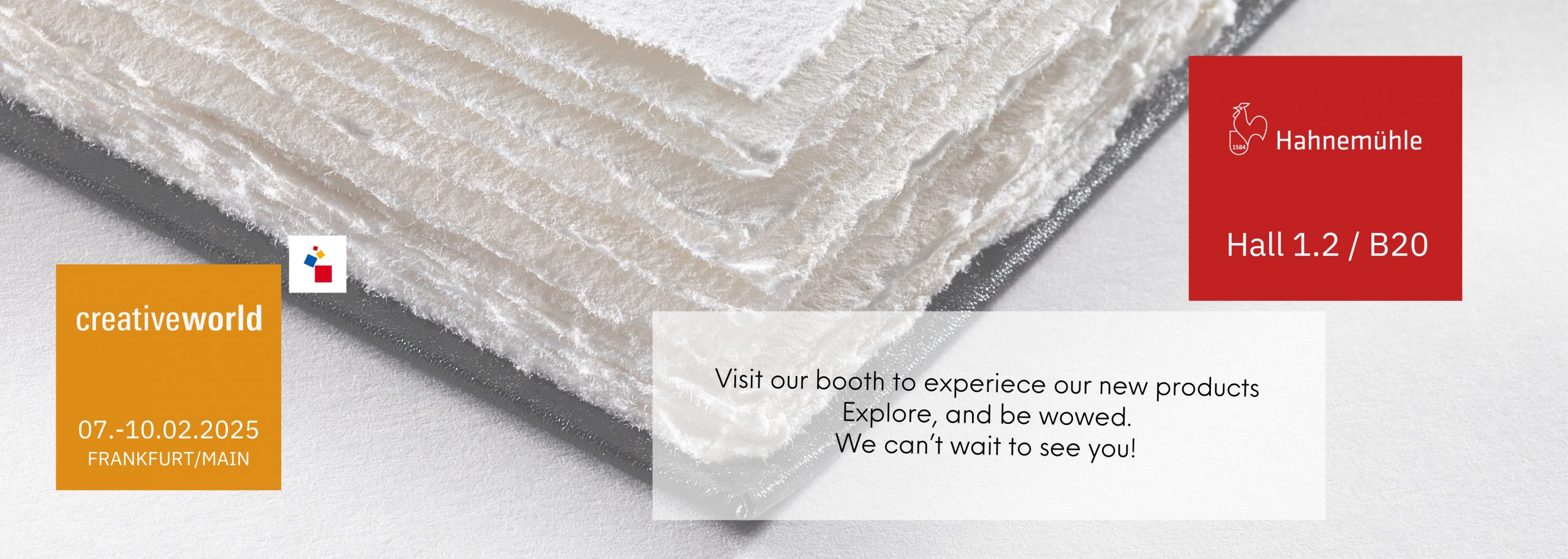 Creativeworld 2026 - Explore the Art of Paper at Hahnemühle's booth B20 ...